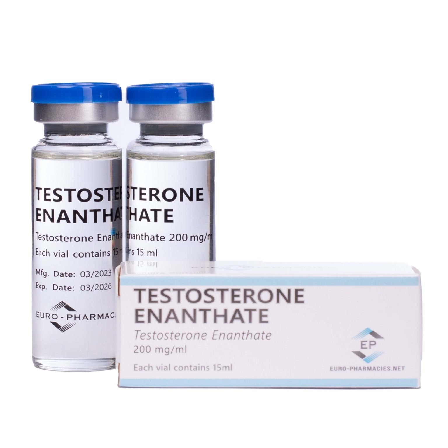 Testosterone Enanthate - 200mg/ml 15ml/vial - Euro Pharmacies - USA ...